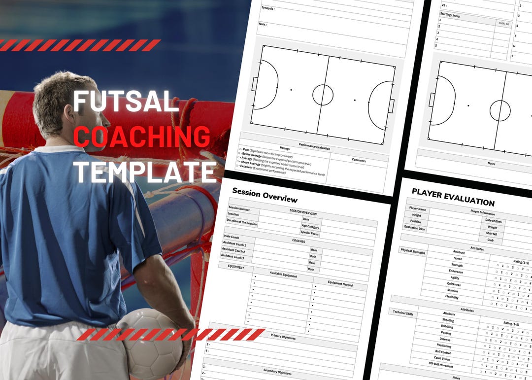 Futsal Coaching Template, Futsal Practice Plan, Futsal Game Day ...