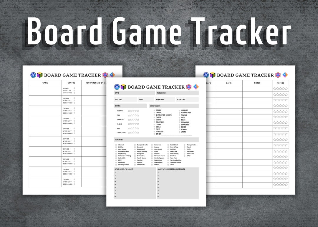 Board Game Trackers, Social Games, Board Game Log, What to Play Next ...