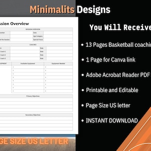 Basketball Coaching Template, Basketball Practice Plan, Basketball Game ...