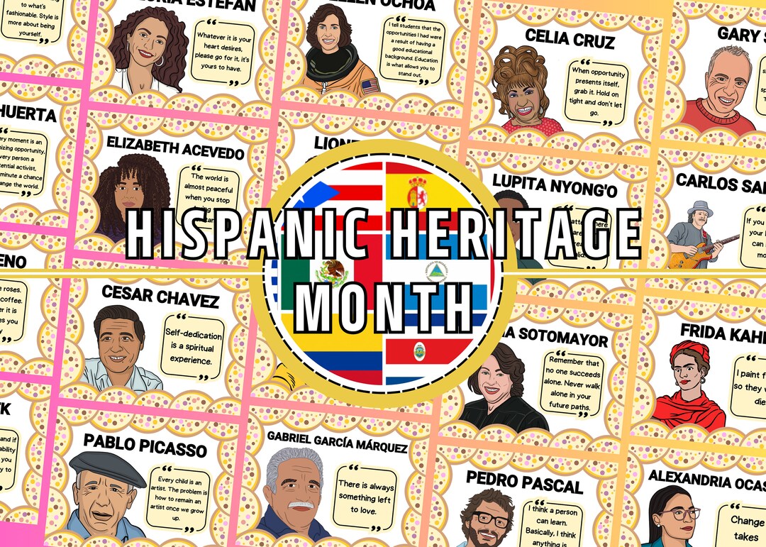 Hispanic Heritage Month, Printable Inspirational Quotes, Hispanic ...