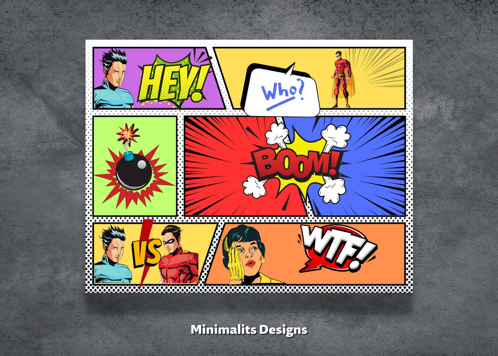 Blank Comic Template, Blank Comic Book, Printable Storyboard, Comic ...