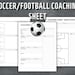 Soccer Coaching Sheet Football Coaching Sheet Soccer Practice Plan ...
