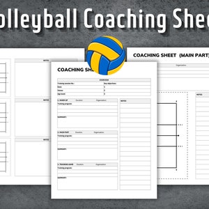 Volleyball Coaching Sheet, Volleyball Practice Plan, Volleyball Game ...
