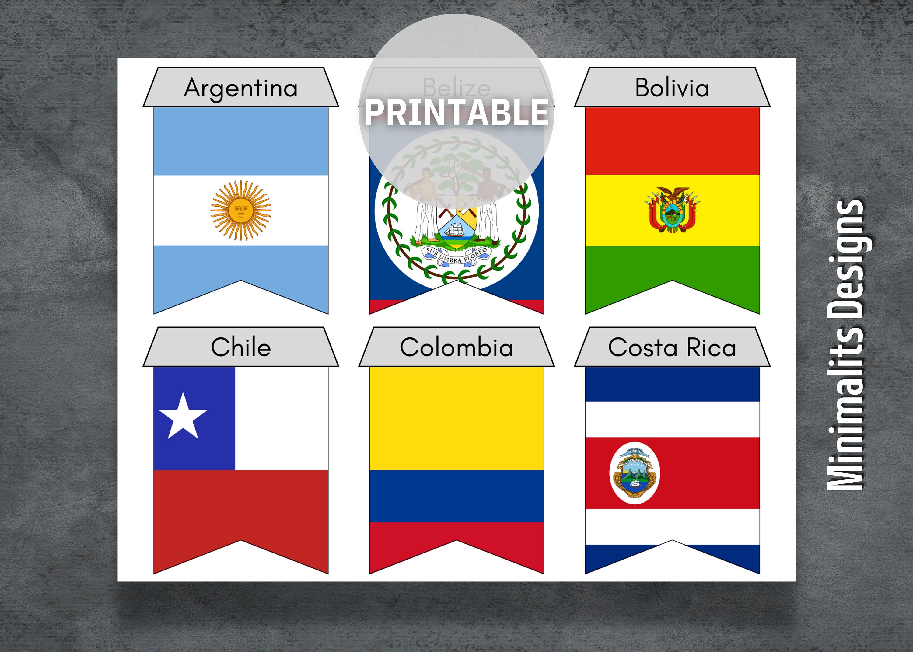 Hispanic Heritage Month, Printable Hispanic Country Flags, Celebrate Hispanic Heritage, Hispanic ...