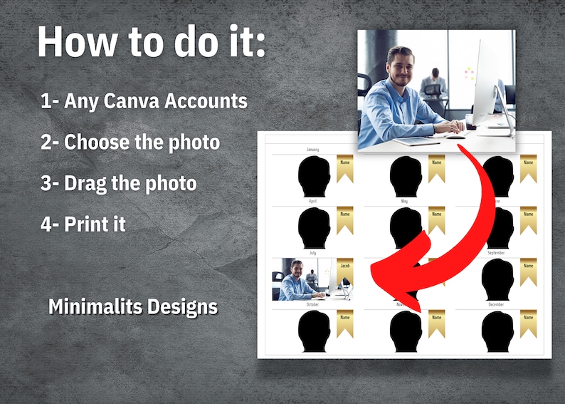 Employee of the Month, Employee of the Month Poster, Employee ...