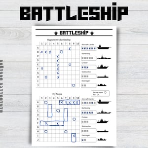 Battleship Game, Battleship Board Game, Battleship Paper Game, Road ...