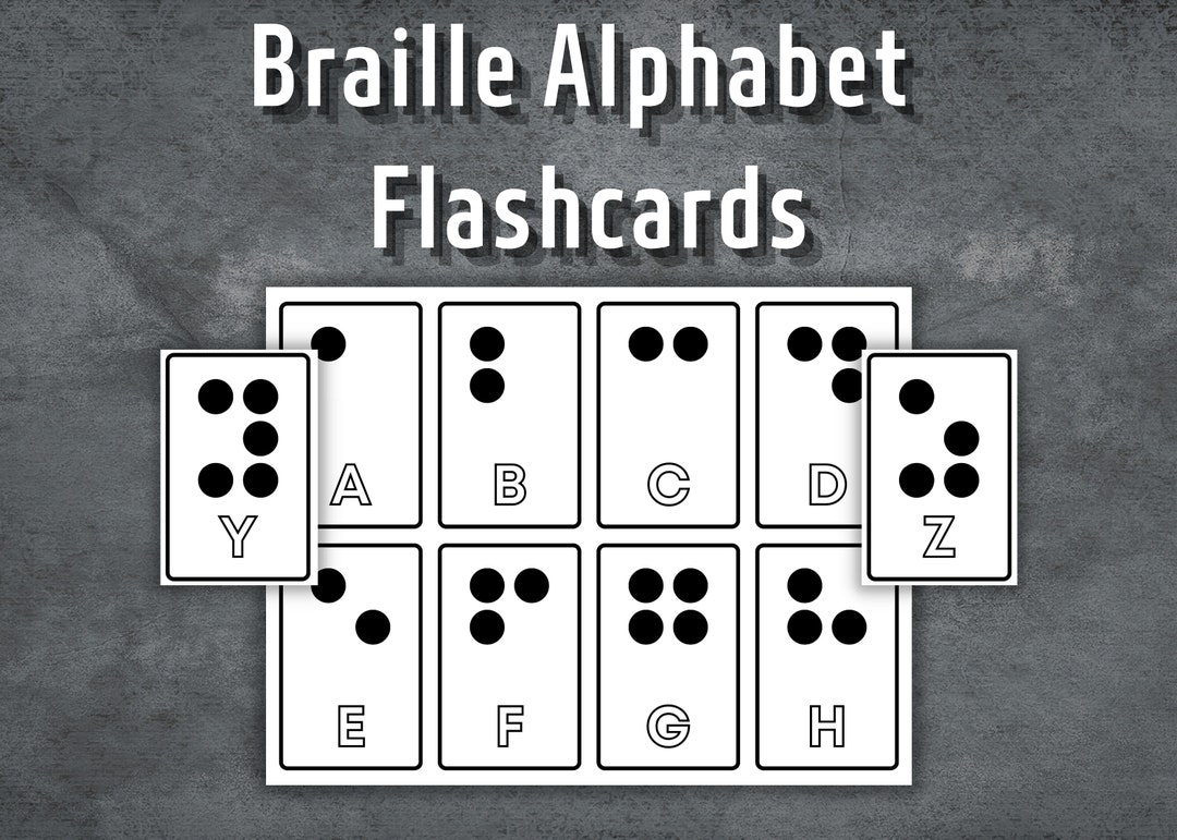 Braille Flashcards Free at Katherine Lederman blog