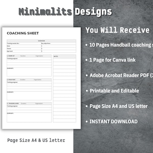 Handball Coaching Sheet, Handball Practice Plan, Handball Game Day ...