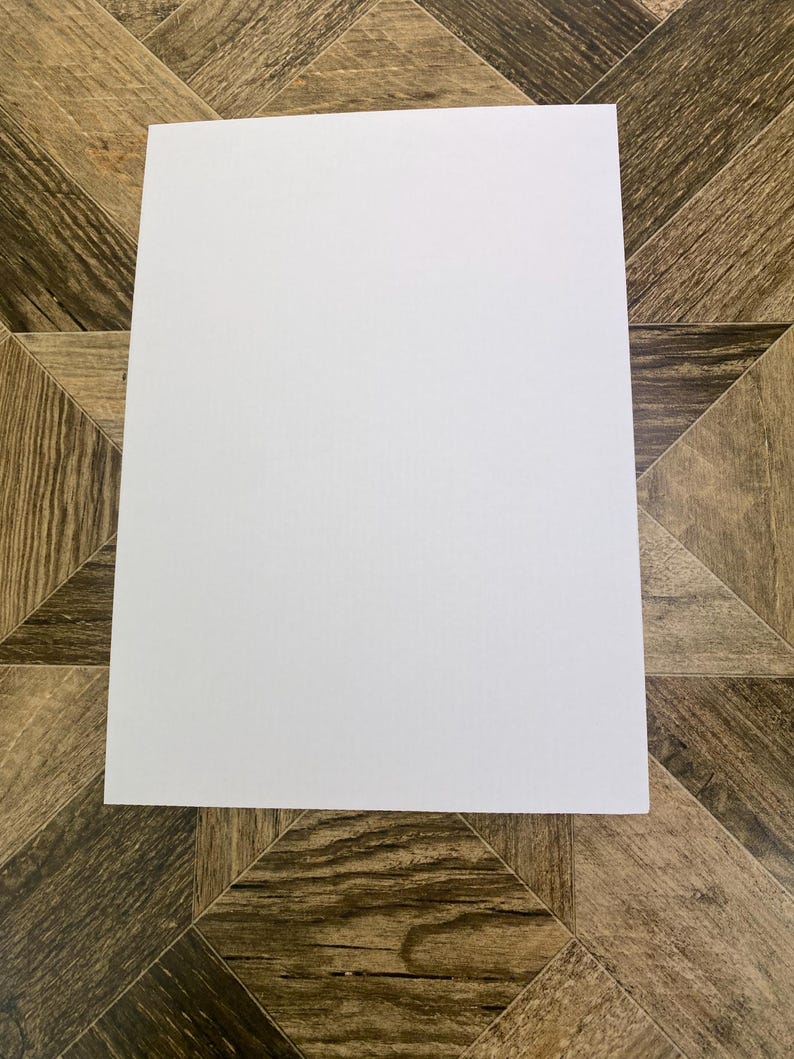 E-flute 35 X Wh/wh/white A4 Sheets - E-flute Corrugated Cardboard for ...
