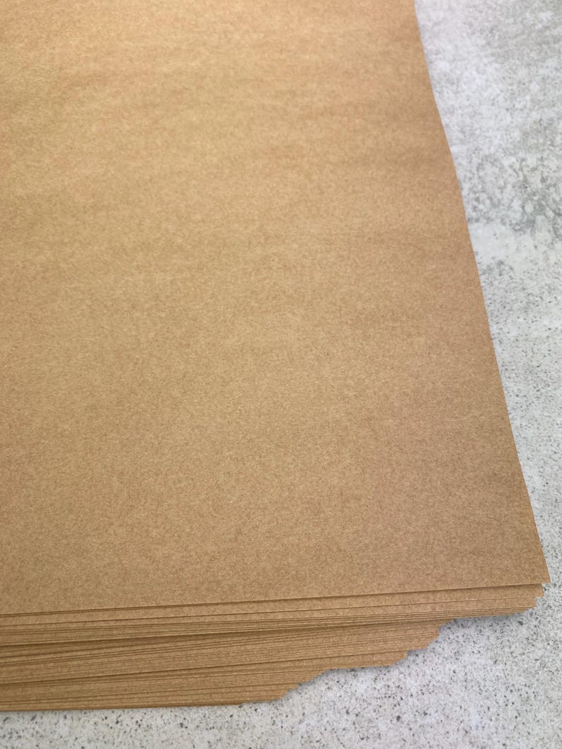 100 X Kraft Paper A4 Sheets - 100 Gsm Board for Crafts, Arts, and ...