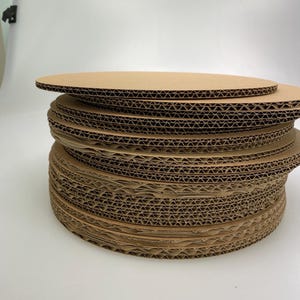 28 Cm BC Corrugated Cardboard Circle, 20 Pcs - Etsy