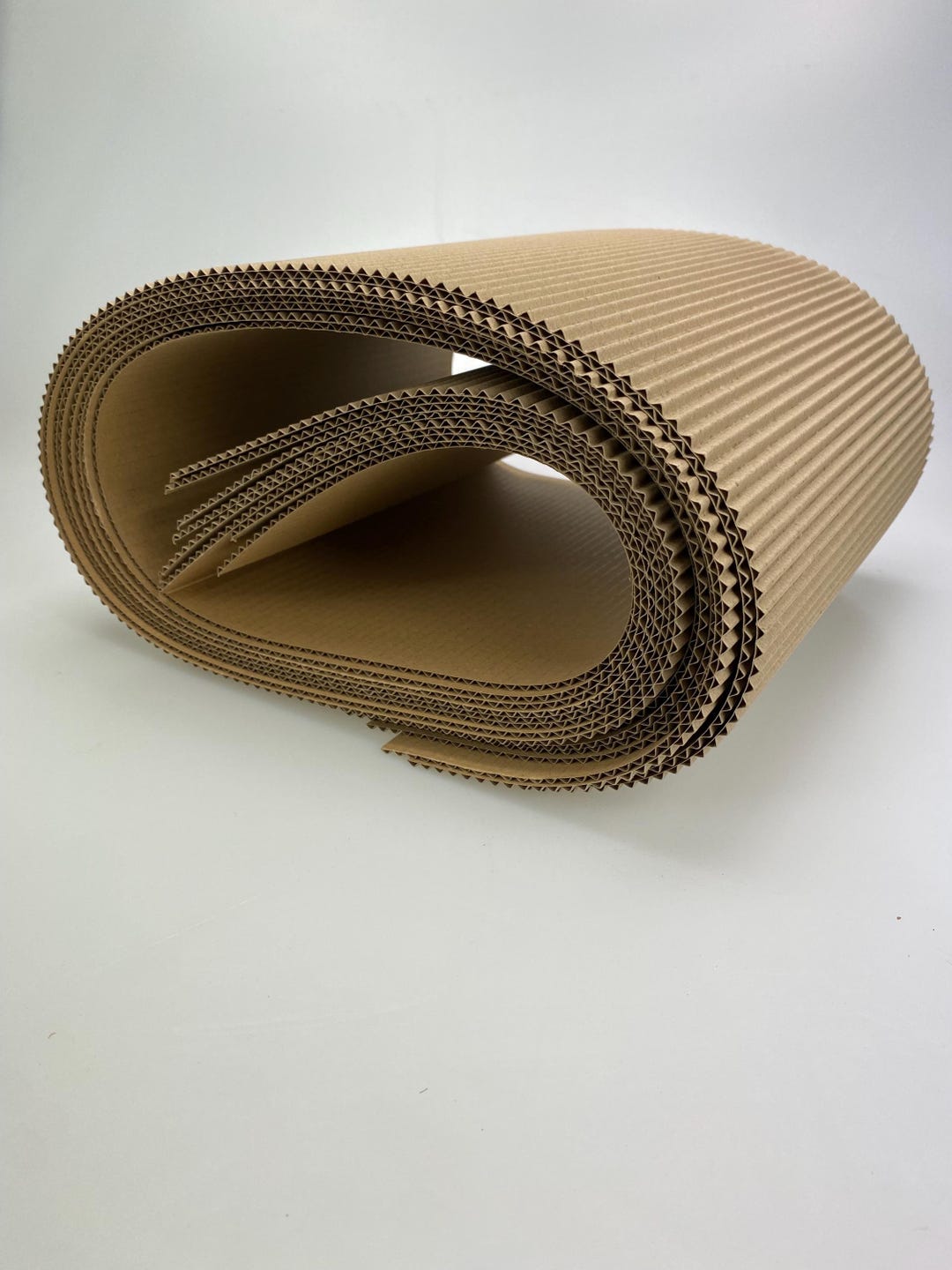 8 Open B-flute (30 Cm X 1,25 M ) Sheets Brown /brown 11,8 Inch X 49 ...