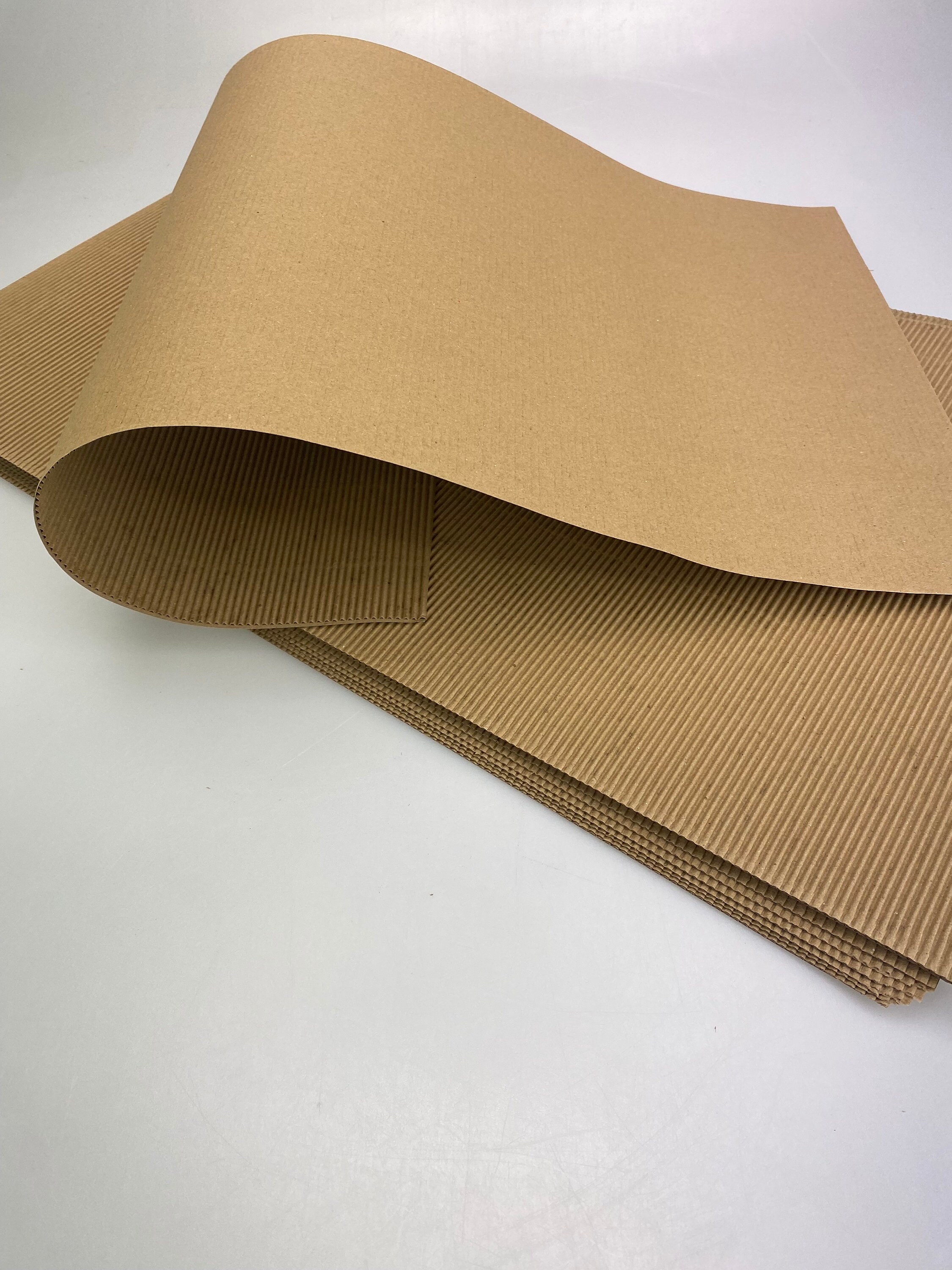 34 Cm X 59 Cm 10 Open E-flute Sheets Brown /brown 13.38 Inch X 23.22 ...