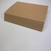 30 Pcs E-flute Brown A4 Corrugated Packing Cardboard Sheets 1,5 Mm ...