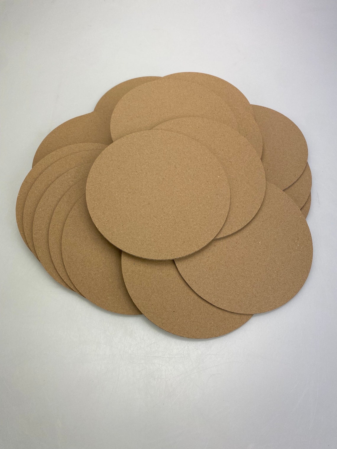 15 Cm (pack of 30 Pcs) Corrugated Cardboard Circles - Etsy