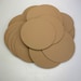 15 Cm (pack of 30 Pcs) Corrugated Cardboard Circles - Etsy