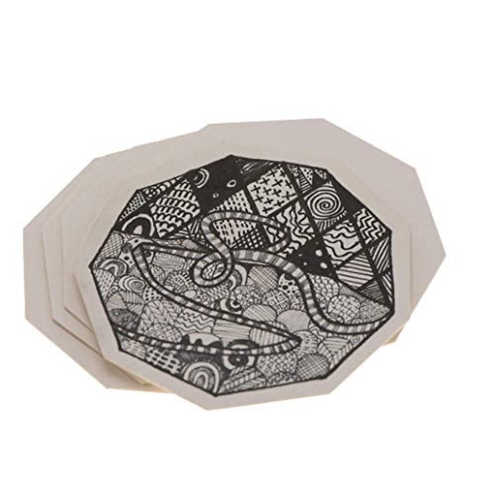 ZEZAZU 11 Cm Heavyweight1,6mm Blank White Paper Pulpboard Absorbent ...