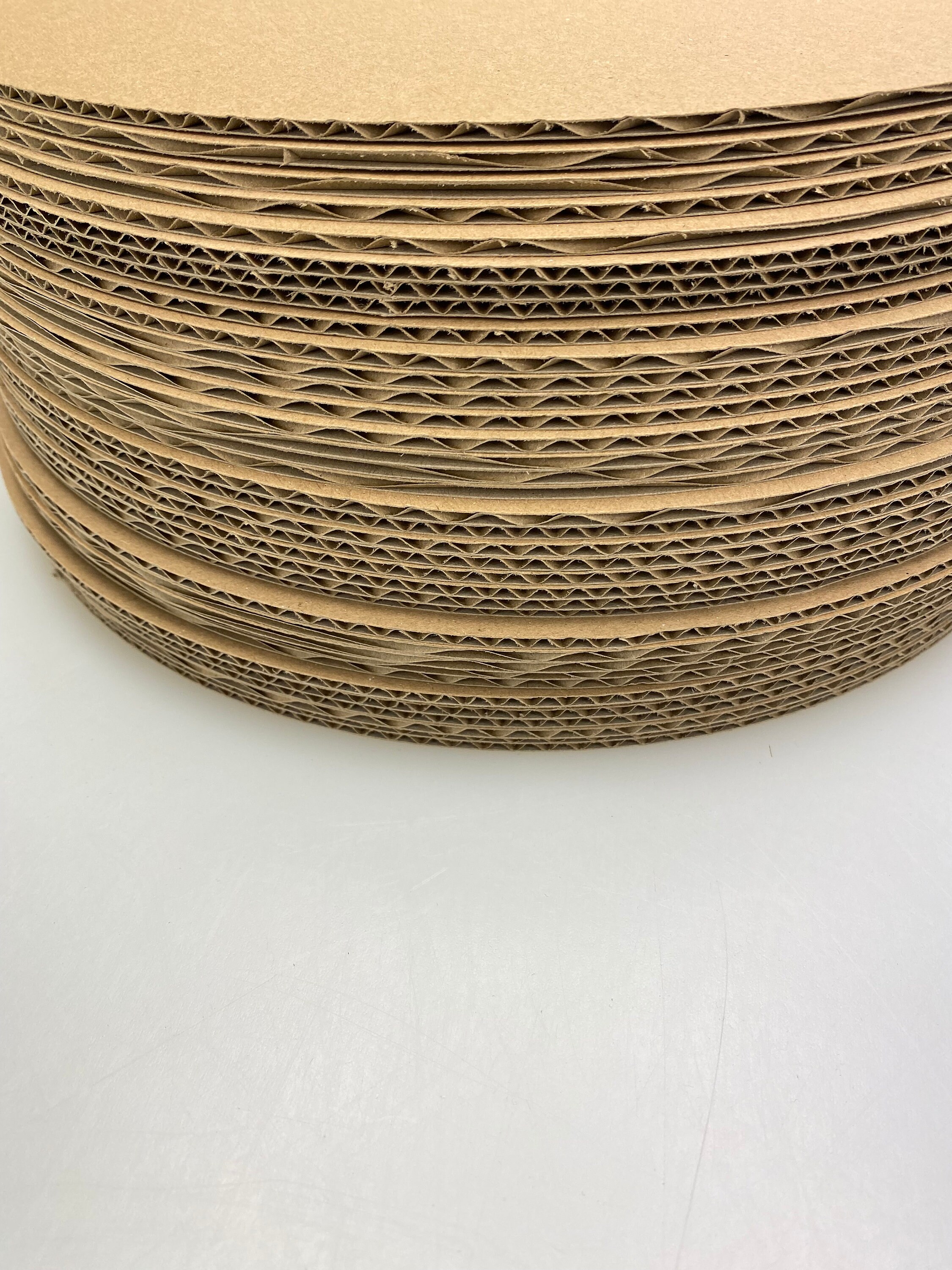 30cm pack of 20 Pcs Corrugated Cardboard Circles - Etsy UK