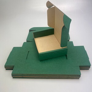 15 X Green Corrugated Cardboard Shipping Boxes, Royal Mail Small Parcel ...