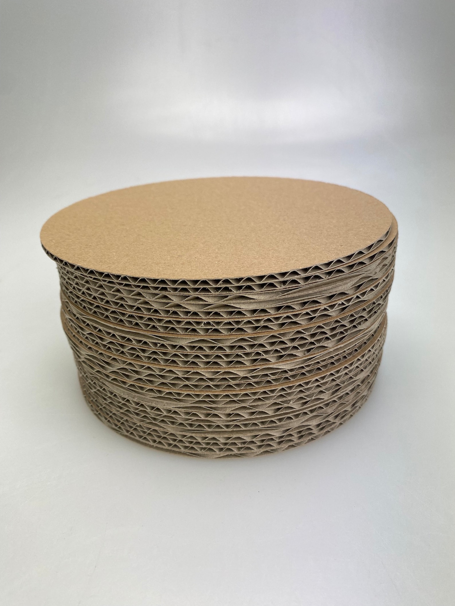 15 Cm (pack of 30 Pcs) Corrugated Cardboard Circles - Etsy