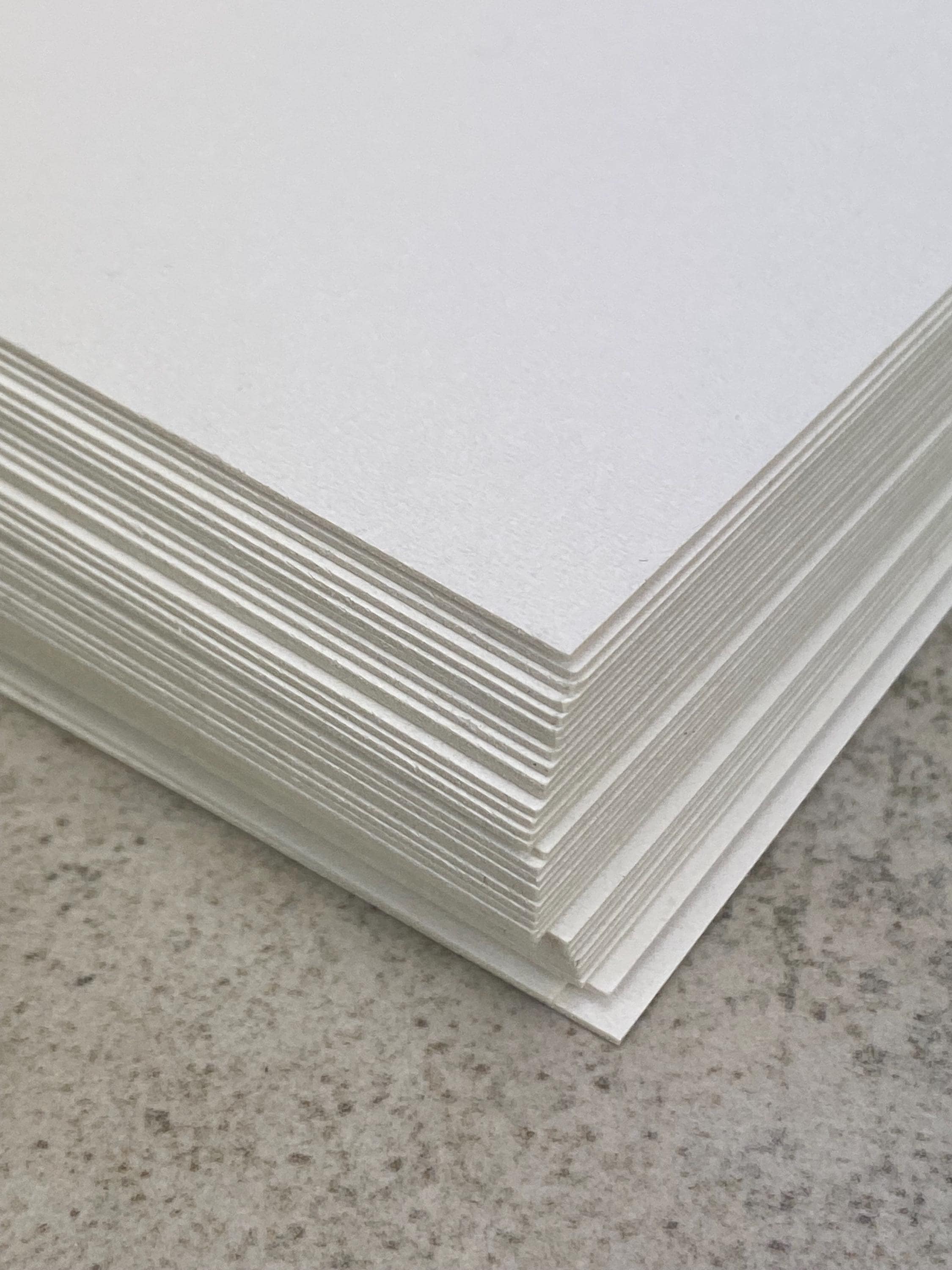 A5 35 Pcs X White 21 Cm X14 Cm Cardboard Sheets - 350 Gsm Board for ...