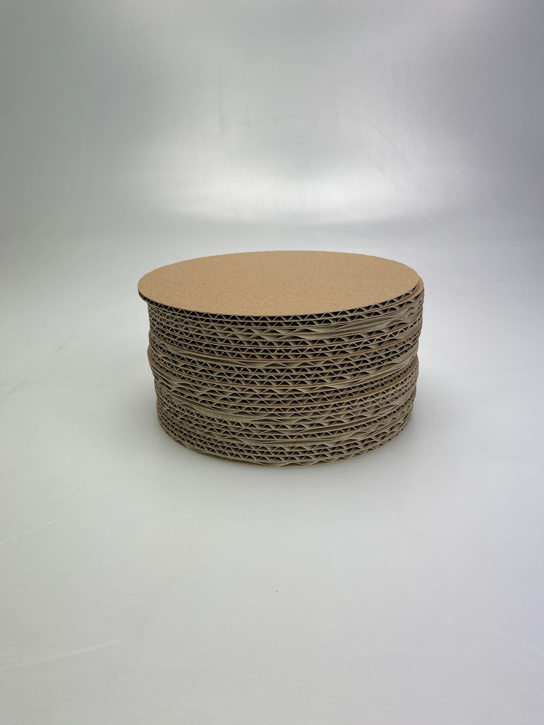 15 Cm (pack of 30 Pcs) Corrugated Cardboard Circles - Etsy