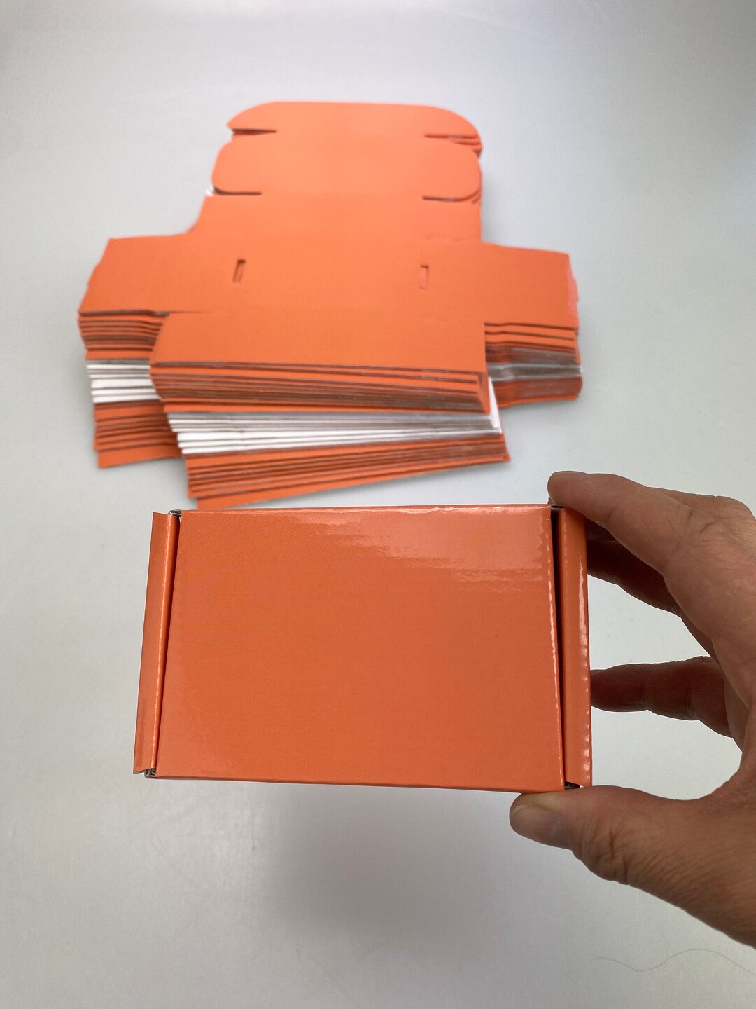 20 Pcs Coral Corrugated Cardboard Shipping Boxes, Royal Mail Small ...