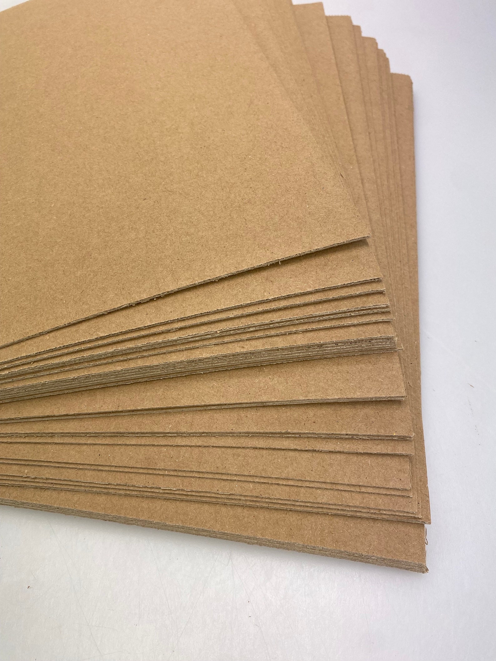 A4 E-flute Corrugated Cardboard Sheets: 1.5mm Card Board, Mailing ...