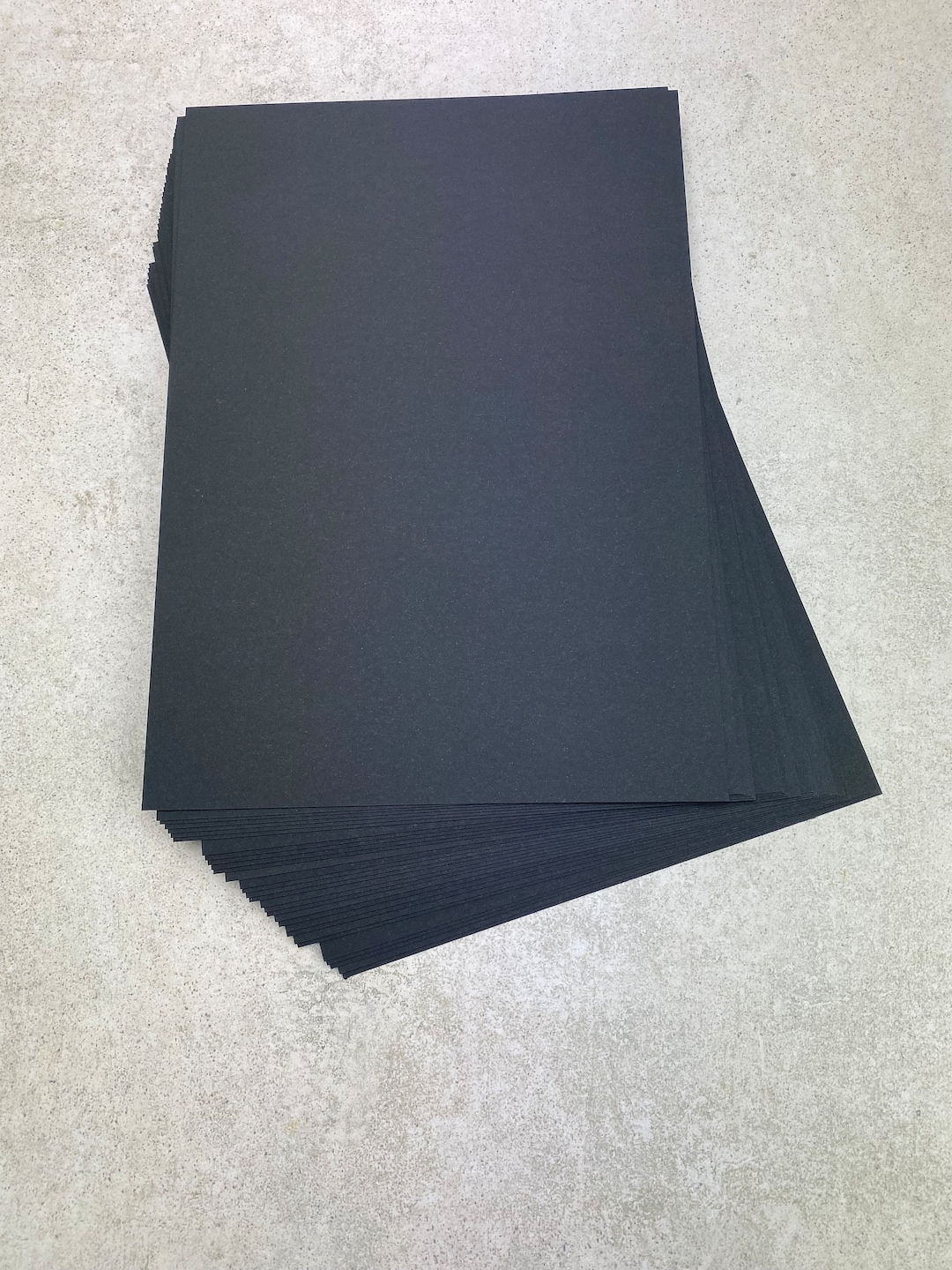 20 X Black A4 Cardboard Sheets - 480 Gsm Board for Crafts, Arts, and ...