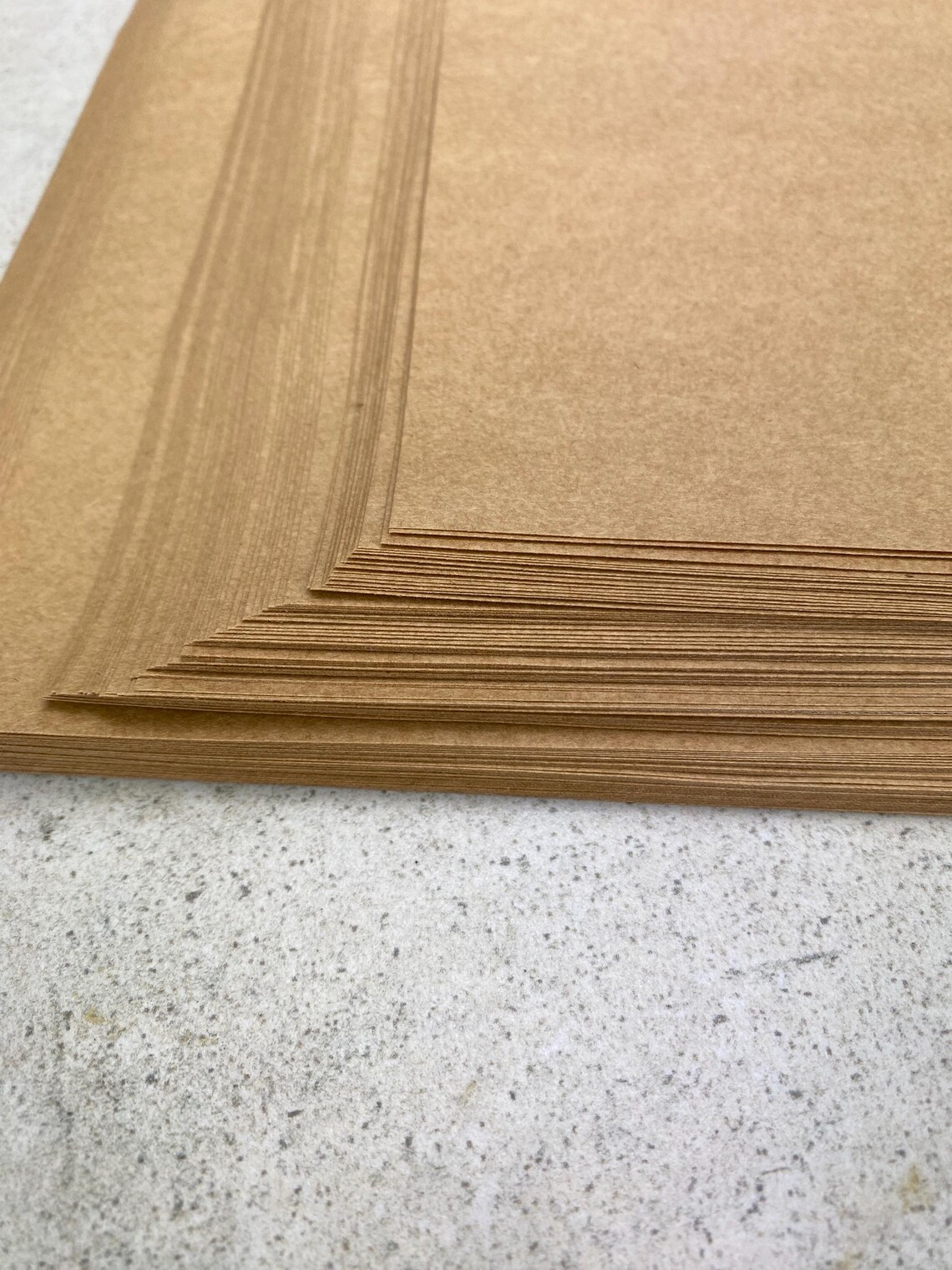 100 X Kraft Paper A4 Sheets - 100 Gsm Board for Crafts, Arts, and ...