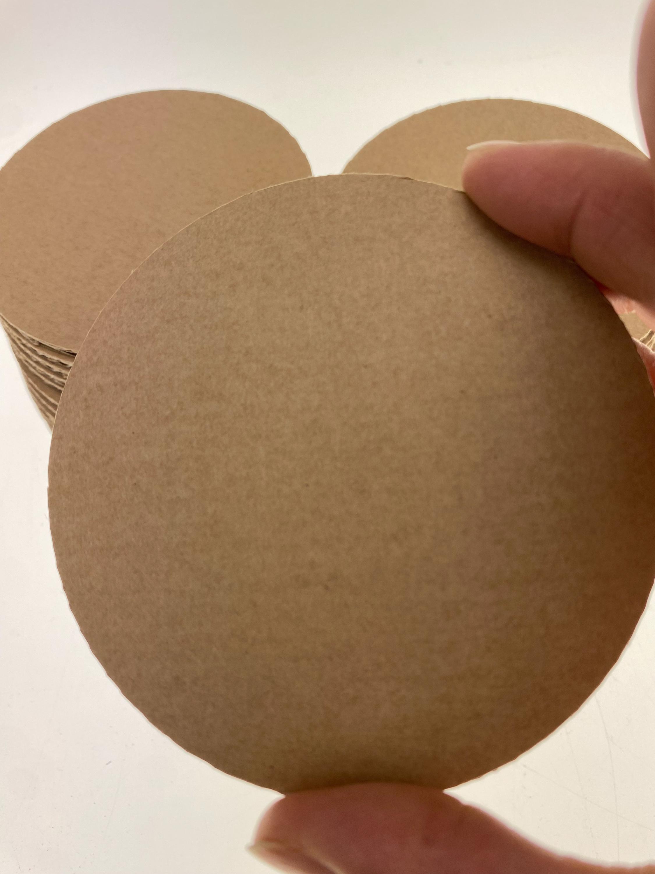 10 Cm (pack of 30 Pcs) Be-flute Corrugated Cardboard Circles - Etsy