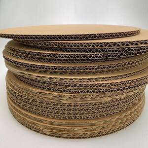 28 Cm BC Corrugated Cardboard Circle, 20 Pcs - Etsy