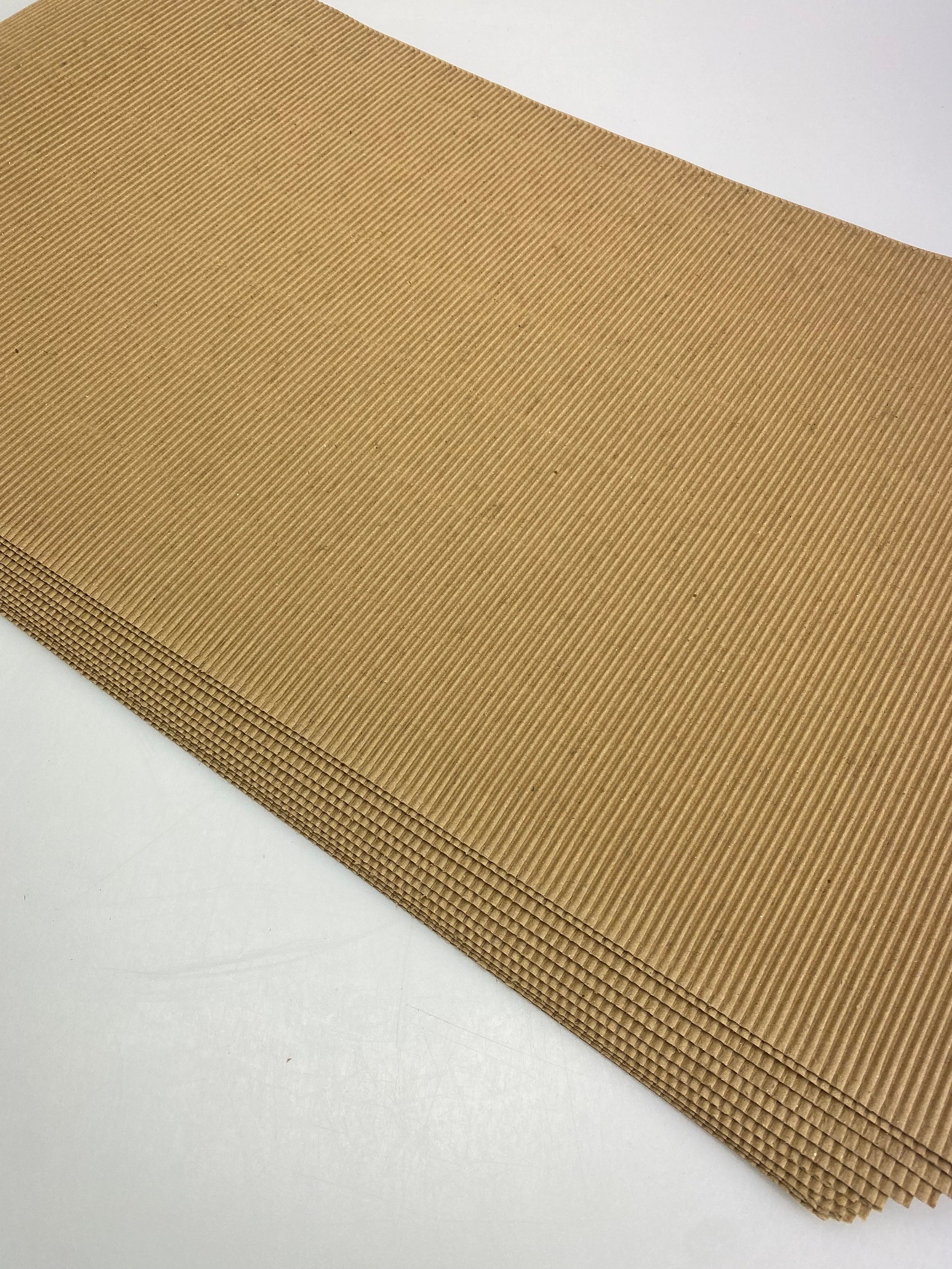 34 Cm X 59 Cm 10 Open E-flute Sheets Brown /brown 13.38 Inch X 23.22 ...