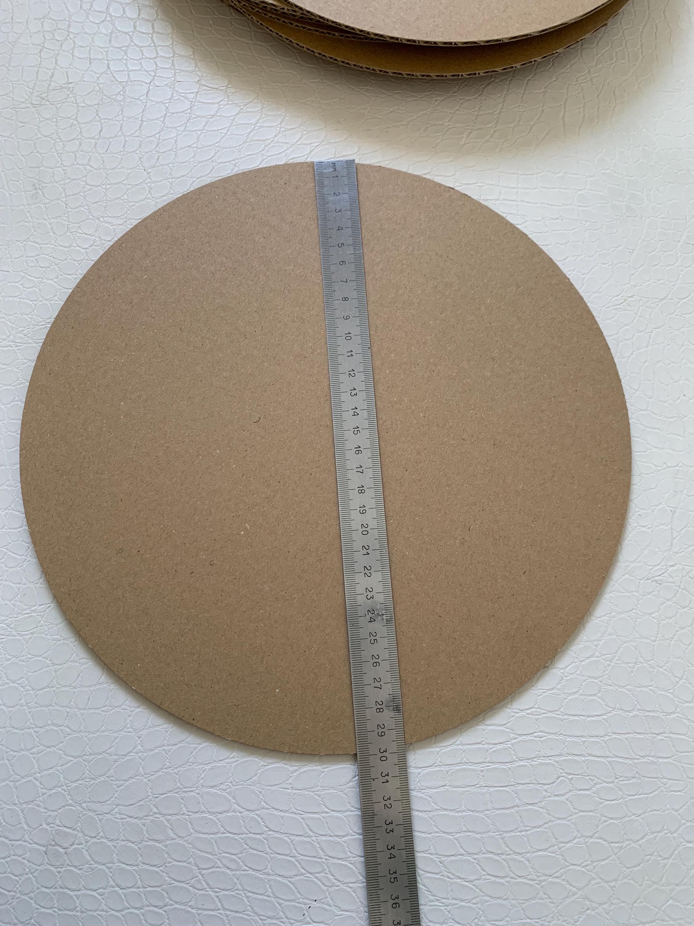 30cm (pack of 25 Pcs) Brown / Brown Corrugated Cardboard Circles - Etsy UK