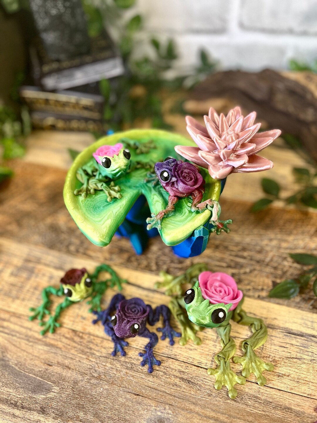 Rose Frog Articulating Fidget Toy - Etsy