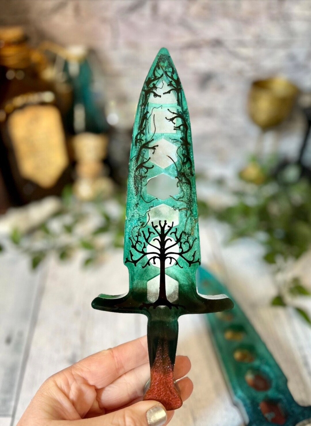 Custom Lord of the Rings Dagger Dice Vault - Etsy