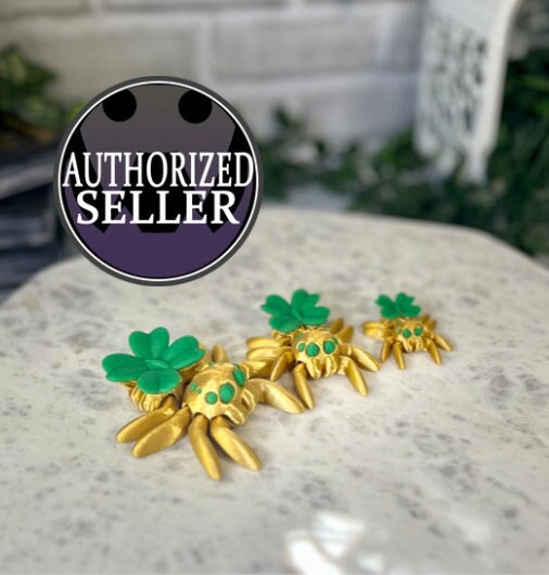 Lucky Clover Spider Fidget - Etsy