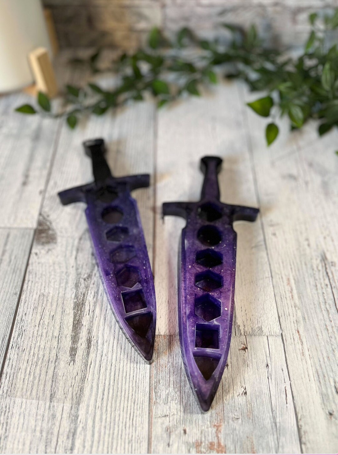 Custom Galaxy Dagger Dice Vault - Etsy