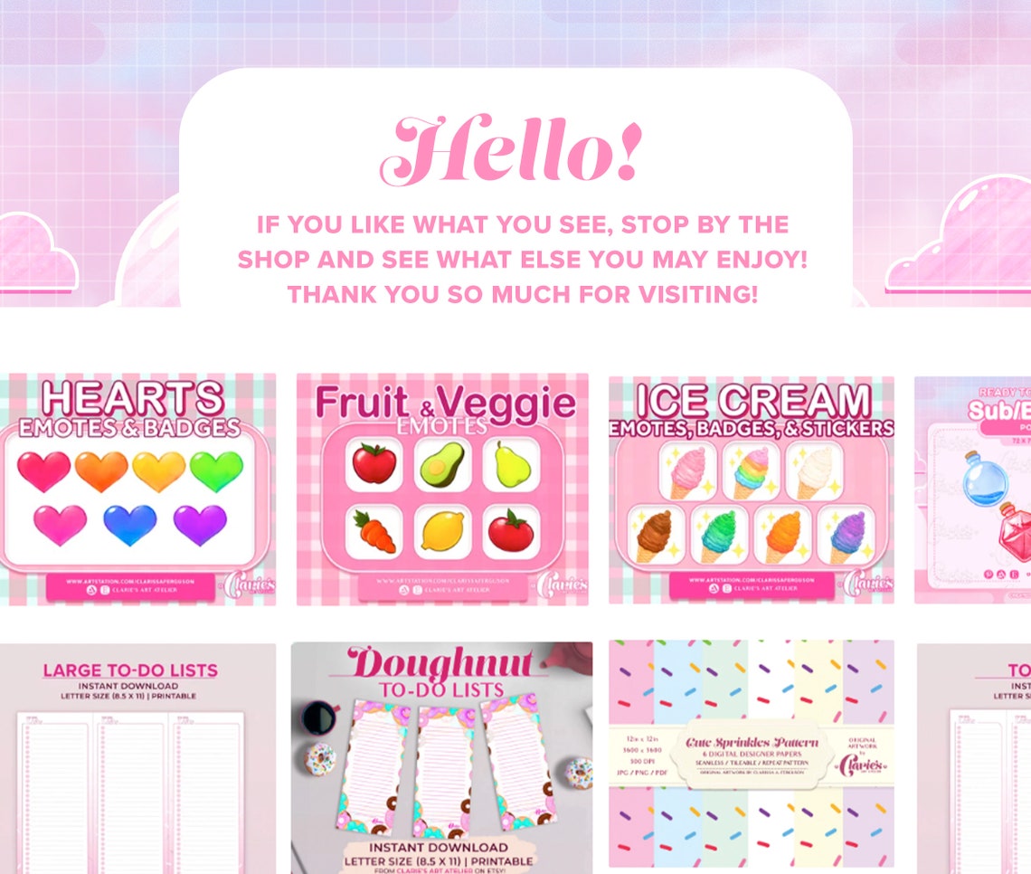 Cute Vanilla Ice Cream Cone Emote for Twitch, Discord and More - Etsy