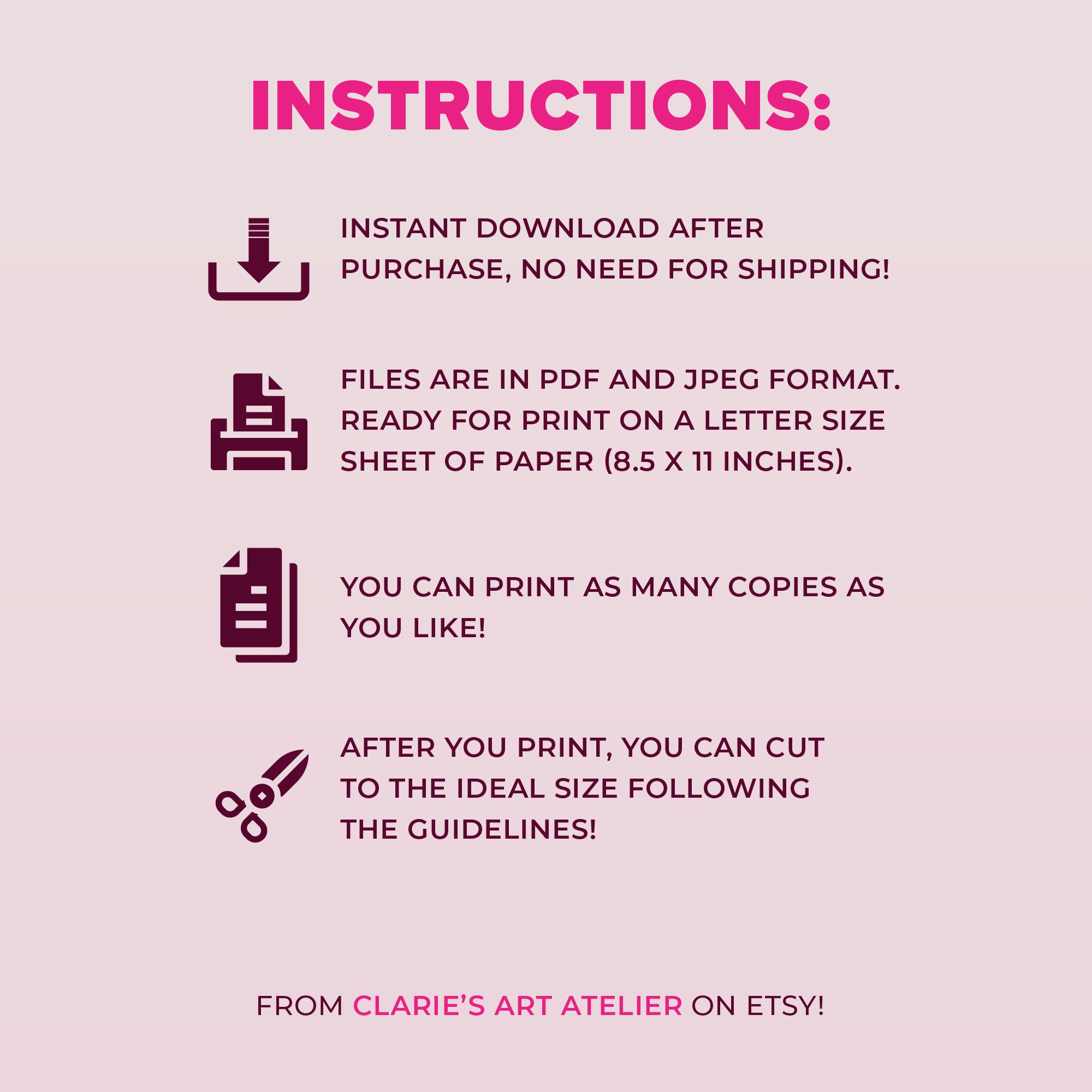 Cute To-do List Printable Daily To-do List, Instant Download ...