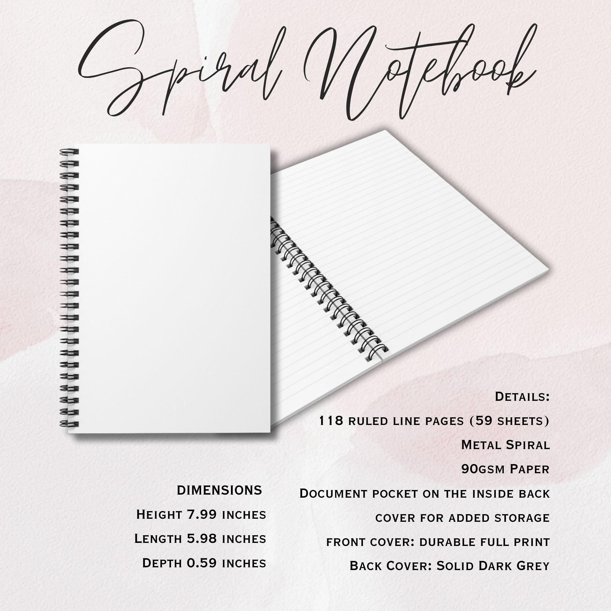 Spiral Notebook | Year of the Monkey Notebook, Cute Aesthetic Monkey ...