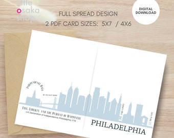 Set of 2 Printable Playful Happy Birthday Cards | Sizes 5x7 and 4x6 ...