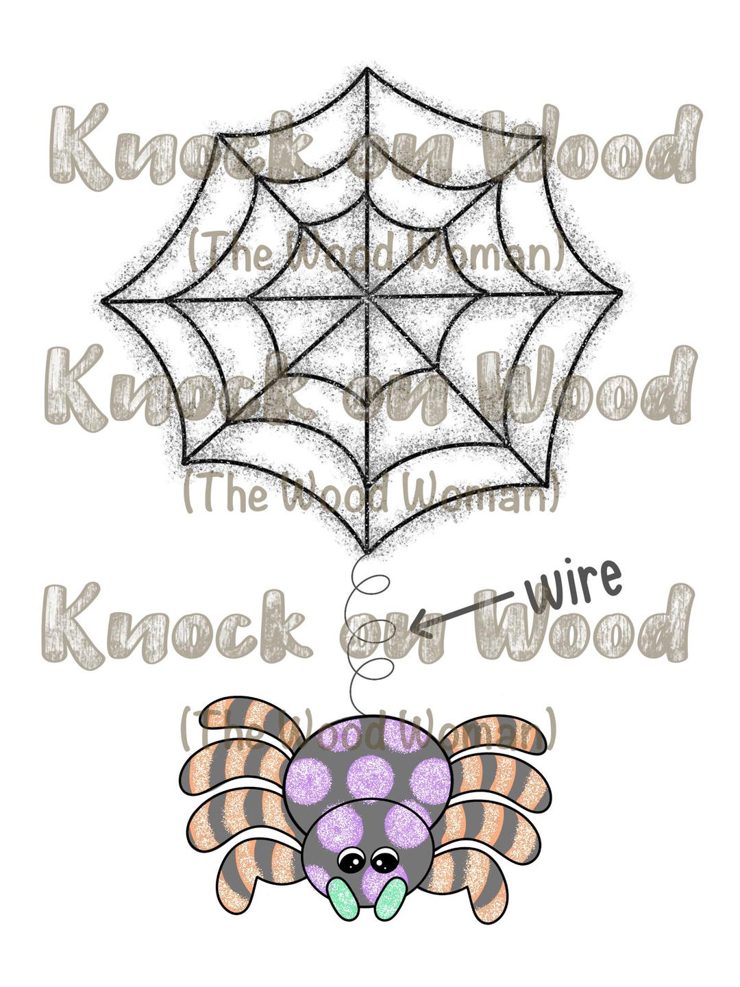 SVG: Spider Web Door Hanger SVG digital File ONLY - Etsy