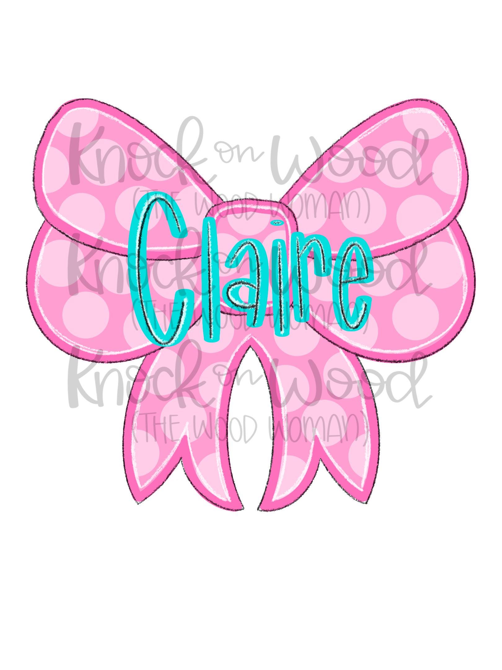 TEMPLATE & SVG: Bow Door Hanger (digital Files ONLY) - Etsy