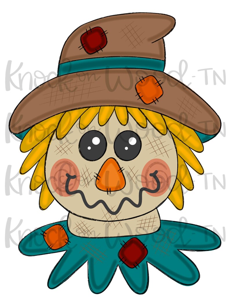 TEMPLATE & SVG: Scarecrow Door Hanger (digital Files ONLY) - Etsy