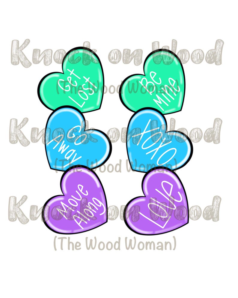 TEMPLATE & SVG: Stacked Hearts Door Hanger (digital Files ONLY) - Etsy