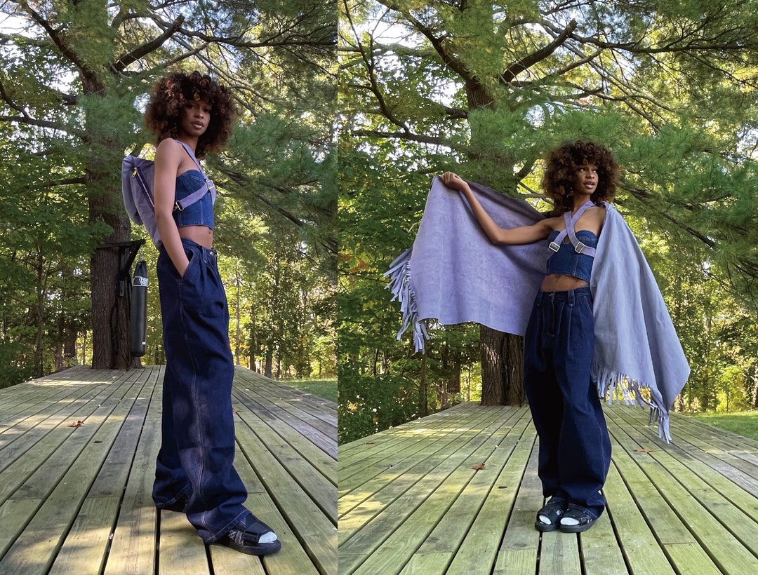 Suede Backpack Transforms Into a Hooded Cloak - Etsy