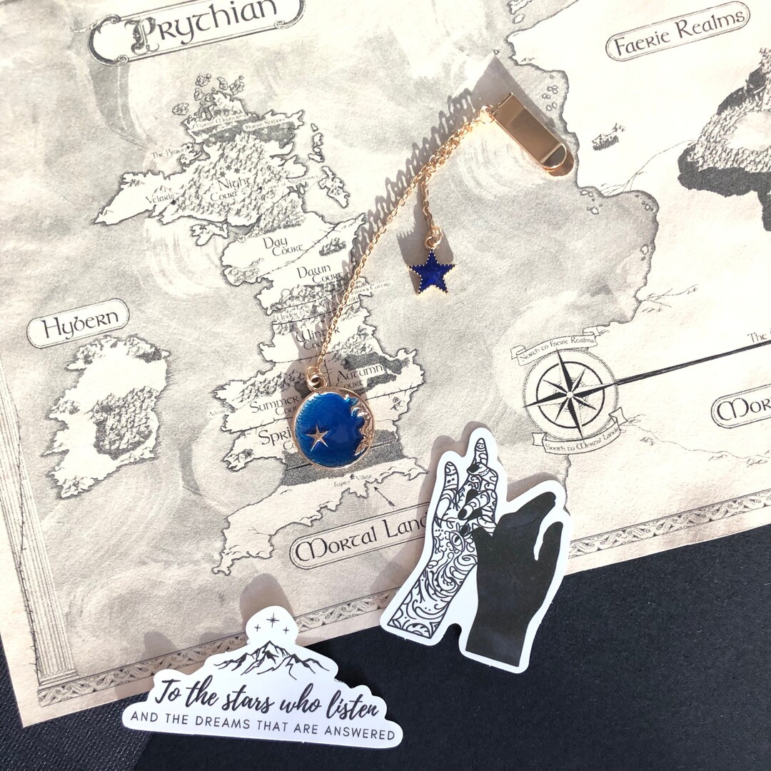 Velaris Inspired Chain Bookmark A Court of Thorns & Roses Sarah J Maas ...