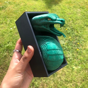 Snake Book Nook Serpent 3D Printed Bookend Bookshelf Decor Craftykid3d ...