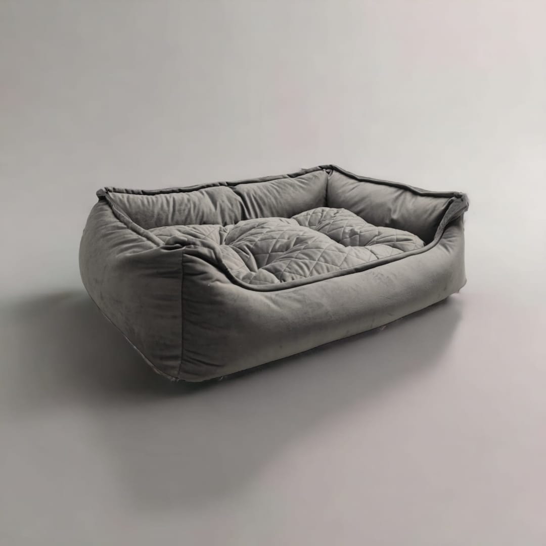 Dog Bed Rectangular Gray - Etsy